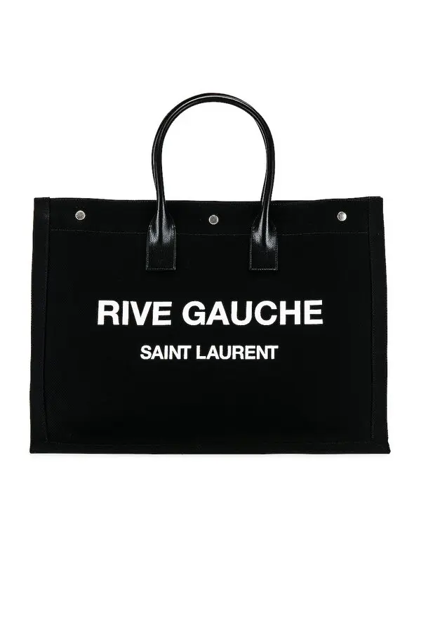 Saint Laurent Noe Large Tote Bag - Black & White