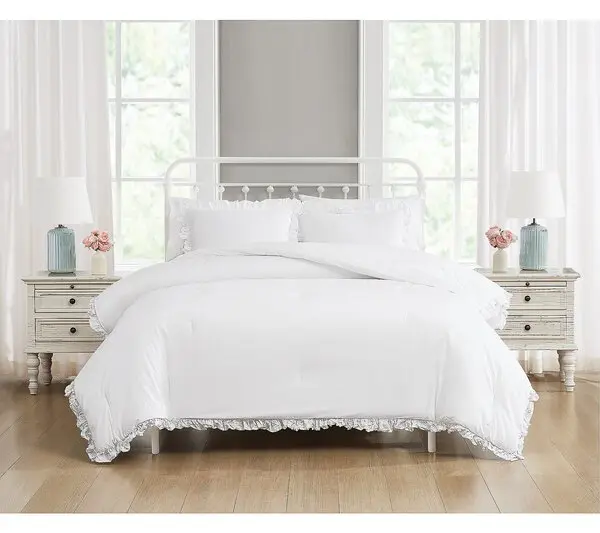 THE FARMHOUSE BY RACHEL ASHWELL Ruffled T/txl C Omforter Set