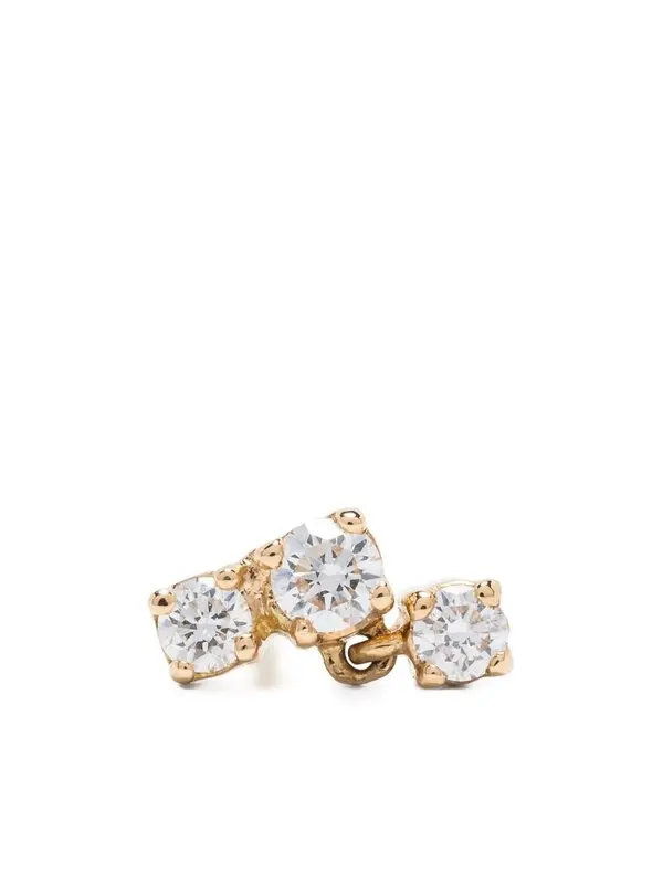 KIMAI 18k Recycled Yellow Diamond Single Earring