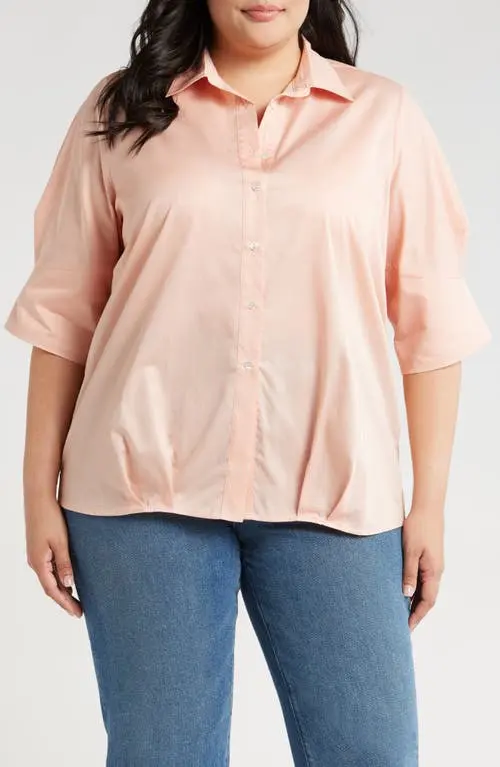 HARSHMAN Bernadiana Cotton Button-up Shirt - Rose Cloud