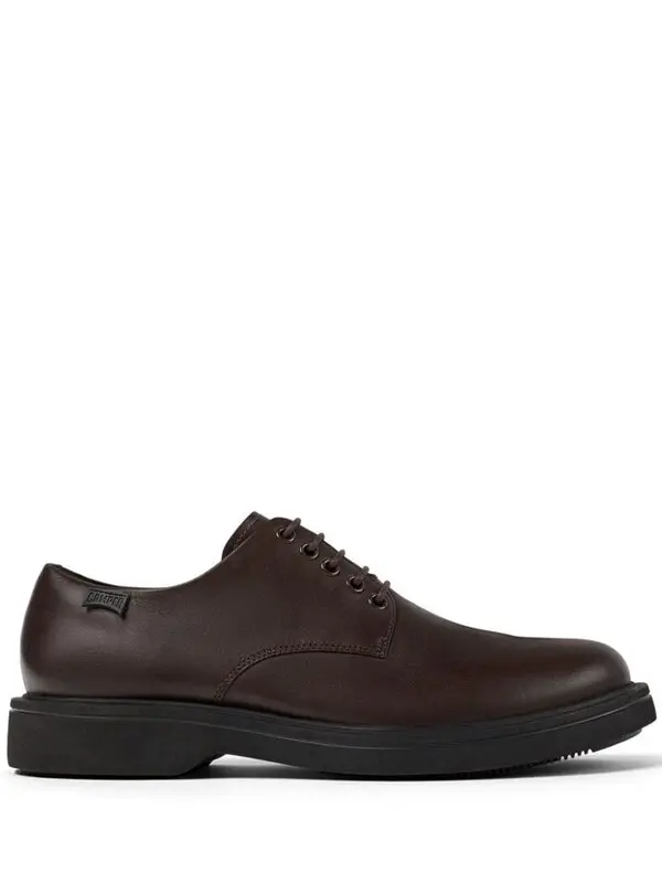 Camper Norman Leather Derby Shoes - Brown
