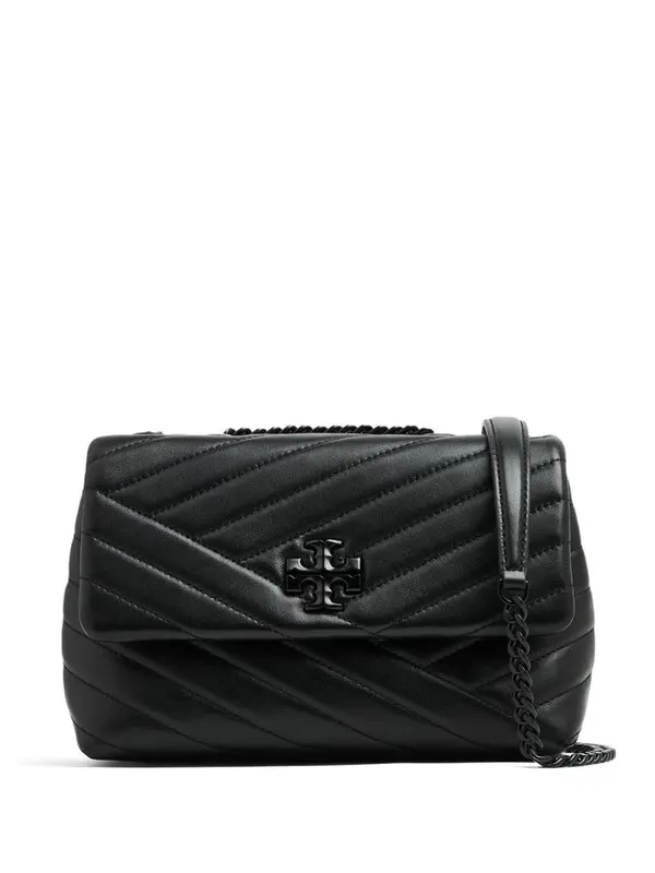 Tory Burch Kira Chevron Convertible Shoulder Bag - Black