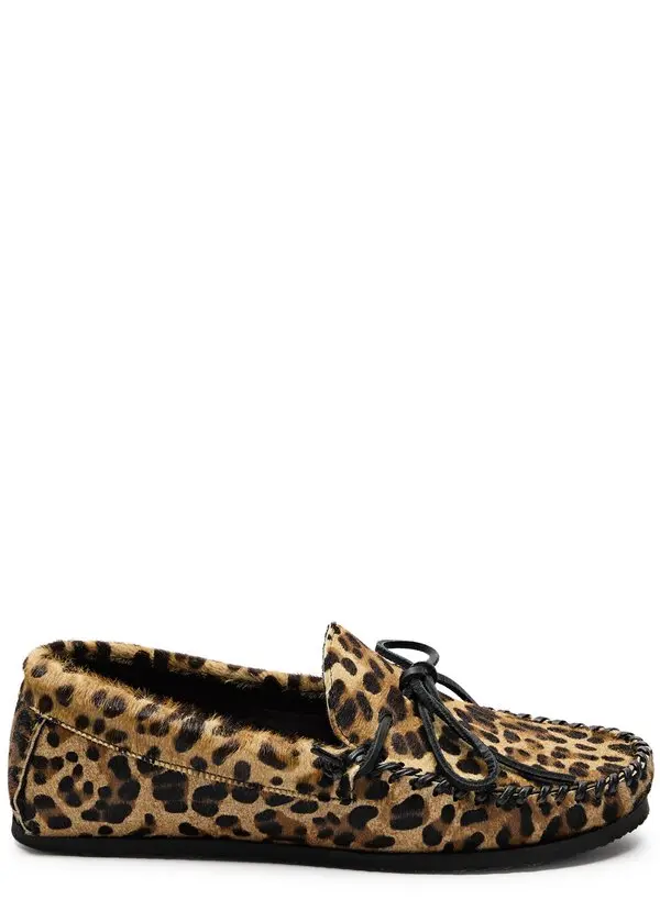 Isabel Marant Fitza -print Loafers - Leopard