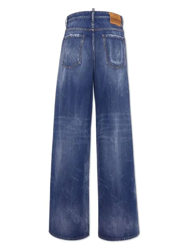 Dsquared2 High-rise Wide-leg Jeans