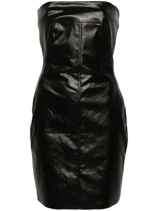 Rick Owens Bustier Mini Dress - Black