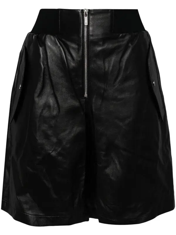 Helmut Lang Leather Shorts