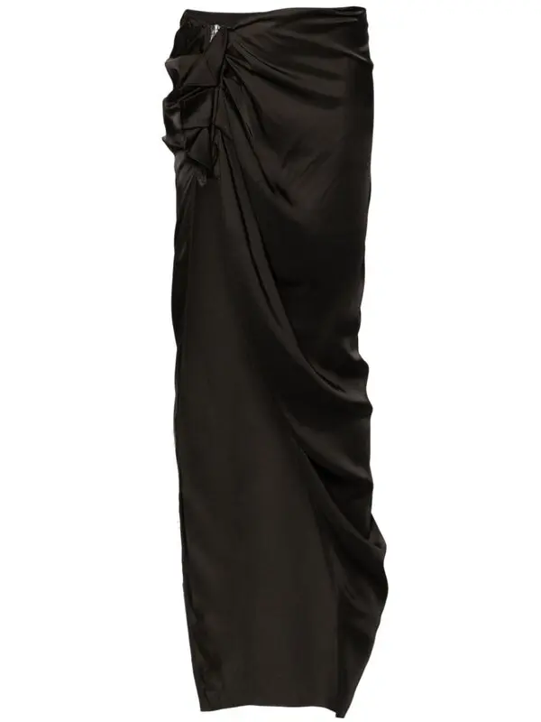 Rick Owens Edfu Full-length Skirt - Grey