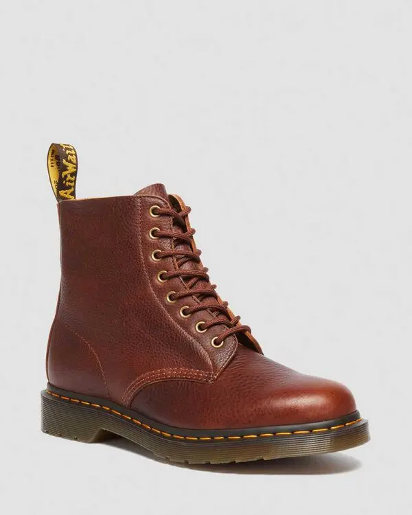 Dr. Martens 1460 Ambassador Leather Lace Up Boots - Brown
