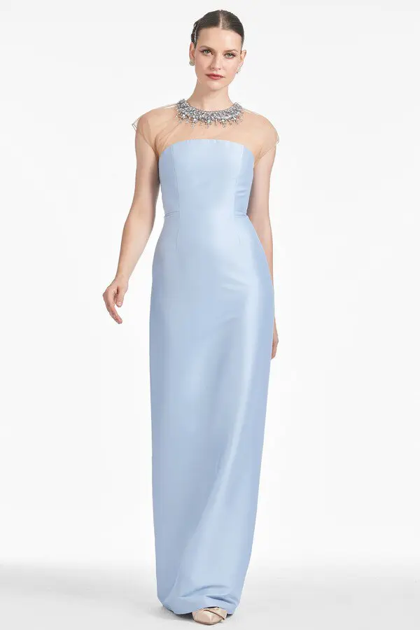 Sachin & Babi Irina Gown - Blue