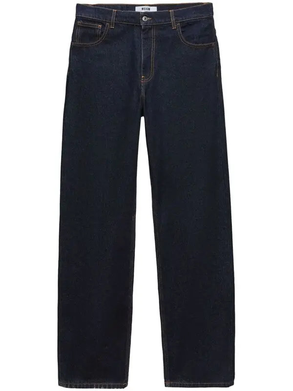 MSGM Logo-patch Jeans
