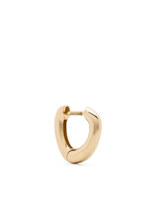 KIMAI 18kt Recycled Yellow Chubby Single Hoop Earring