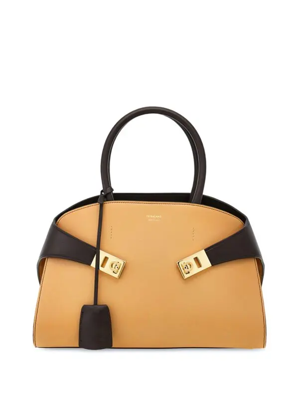 FERRAGAMO Small Hug Tote Bag - Neutrals