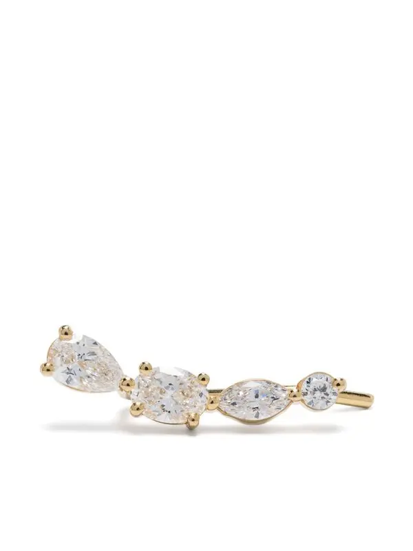 KIMAI 18kt Recycled Yellow Miro Diamond Single Earring