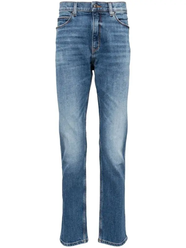 Hugo Boss Mid-rise Slim-fit Jeans