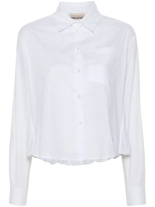 SEMICOUTURE Poplin Shirt - White