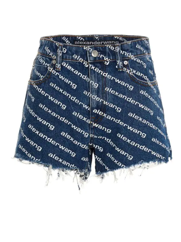 DENIM X ALEXANDER WANG Bite' Shorts