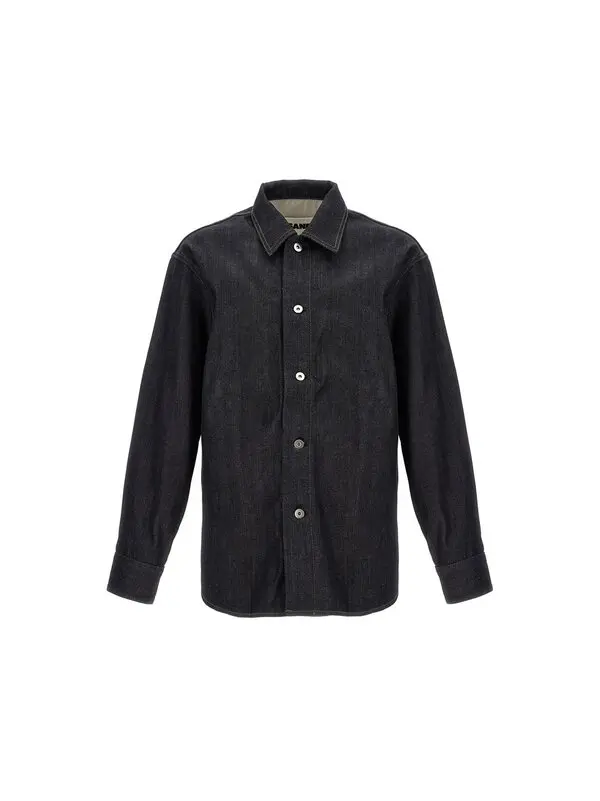 JIL SANDER Denim Overshirt - Blue