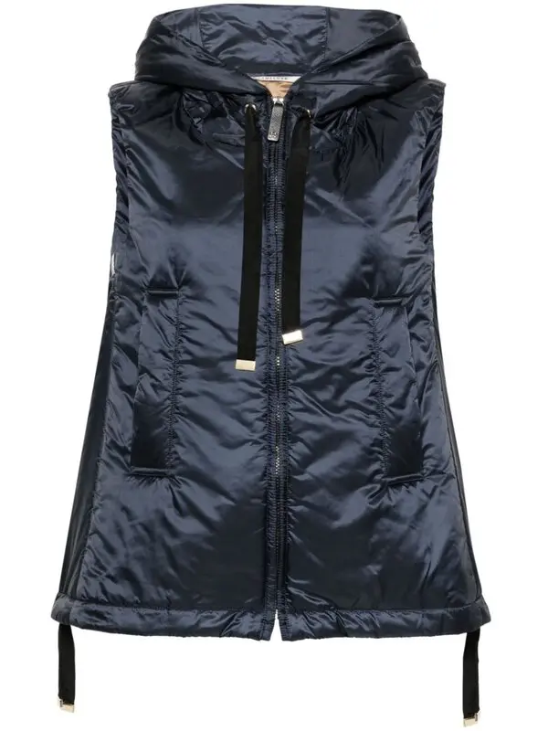 Max Mara Padded Gilet - Blue