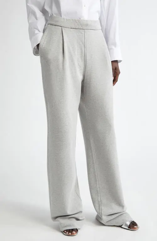 Dries Van Noten Hartia Pleated Cotton Wide Leg Sweatpants