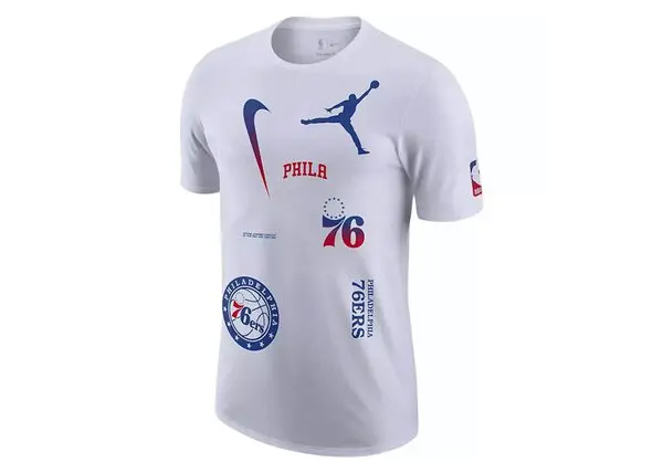 Nike Nba Philadelphia 76ers Courtside Statement Edition T-shirt