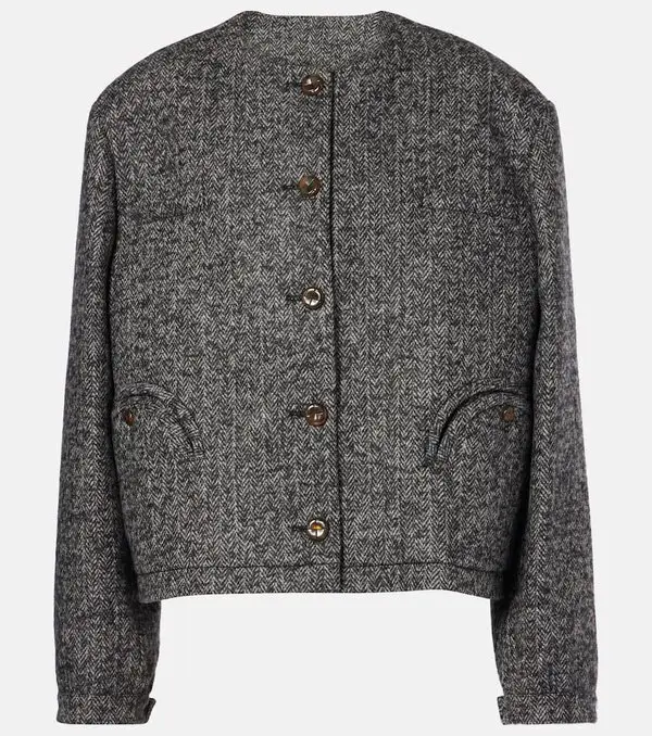 BLAZÉ MILANO Lottus Gliss Wool-blend Jacket