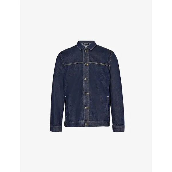 Sunspel Contrast-stitch Regular-fit Denim Jacket