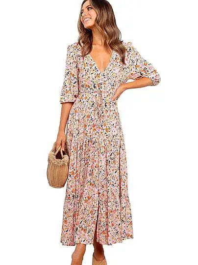 princess polly baby blue dress Victoria'S Secret Petal & Pup Kelda Maxi Dress - Beige