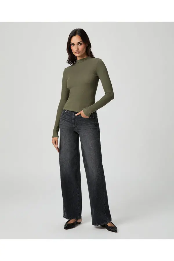 Paige Sasha Wide Leg Jean - Denim