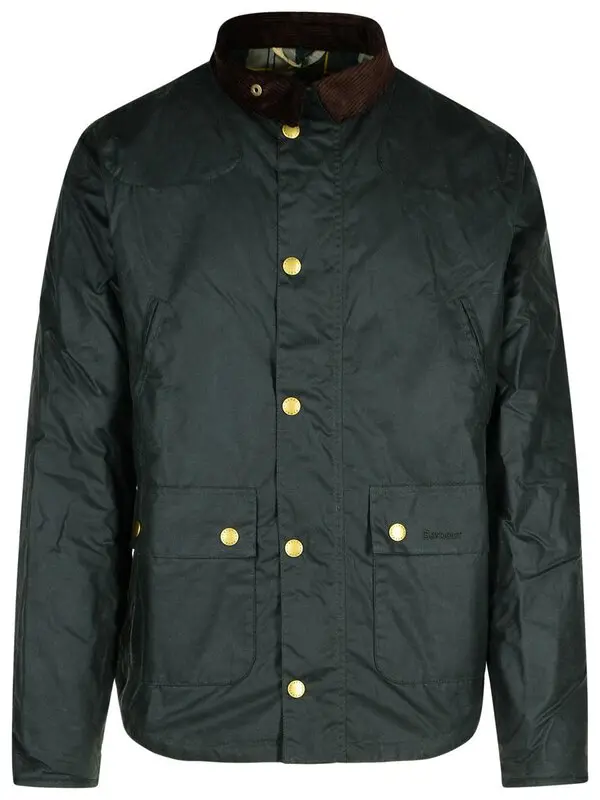 Barbour Reelin Cotton Jacket - Green