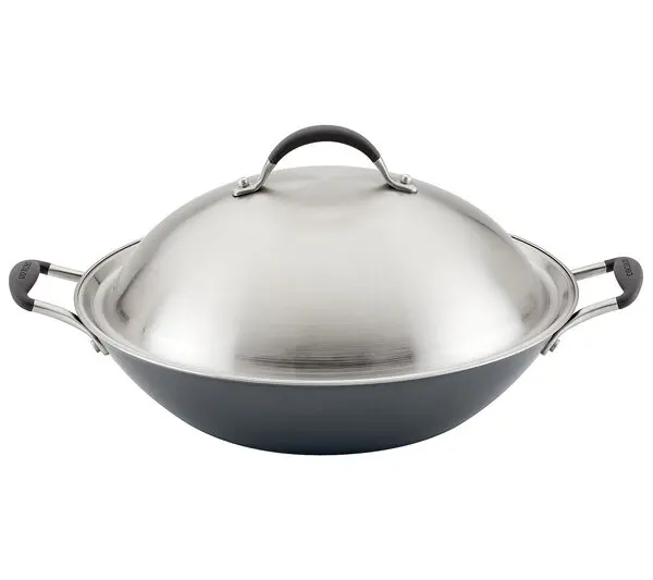 CIRCULON Scratchdefense Wok With Lid, 14in