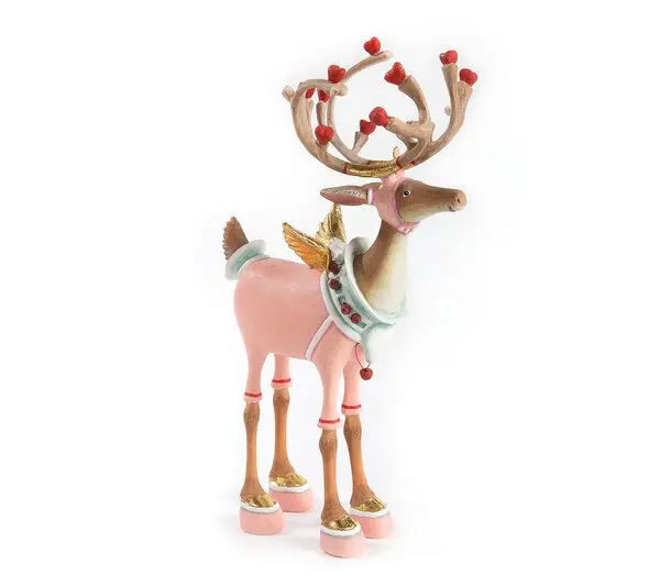 MACKENZIE-CHILDS Dash Away Cupid Reindeer Figur