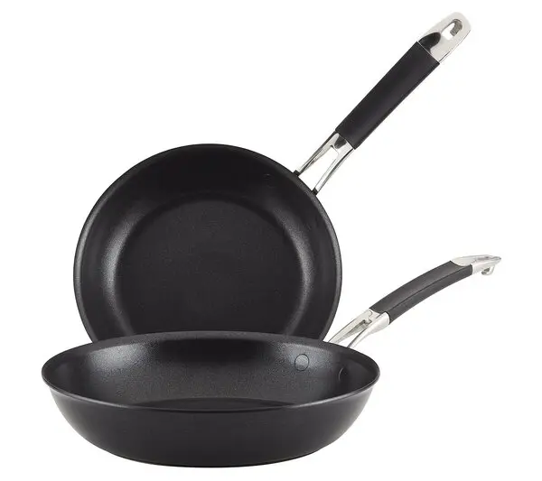 ANOLON Smartstack Hard Anodized 2-piece Frying An Set - One-color