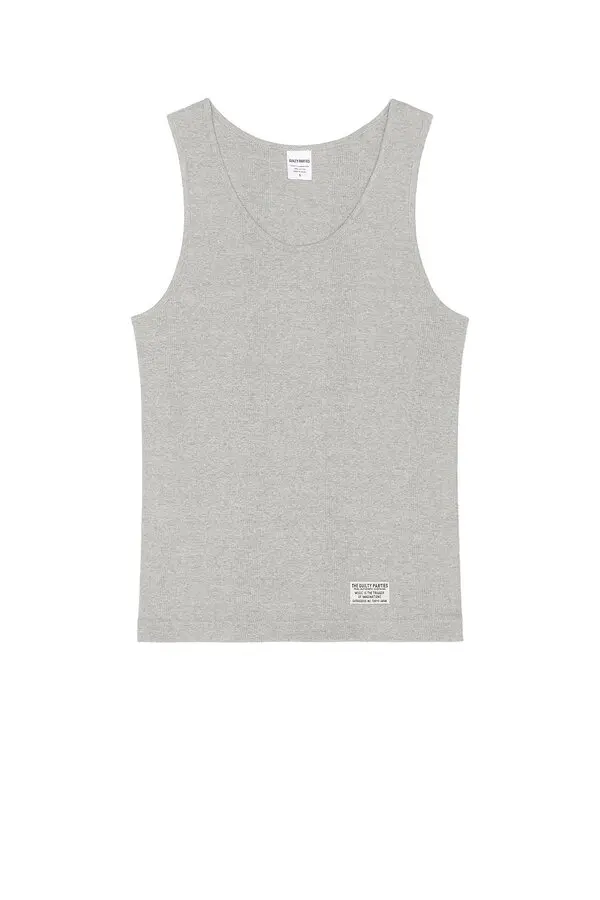 Wacko Maria Tank Top In Light Grey In Gray - 64% Off | Editorialist