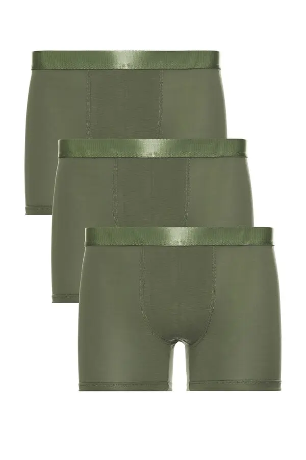 CDLP 3 X Boxer Briefs In Blue - Sage