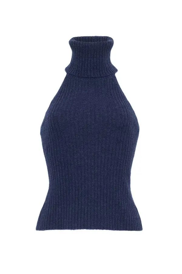 Cara Cara Samson Ribbed Knit Top - Slate