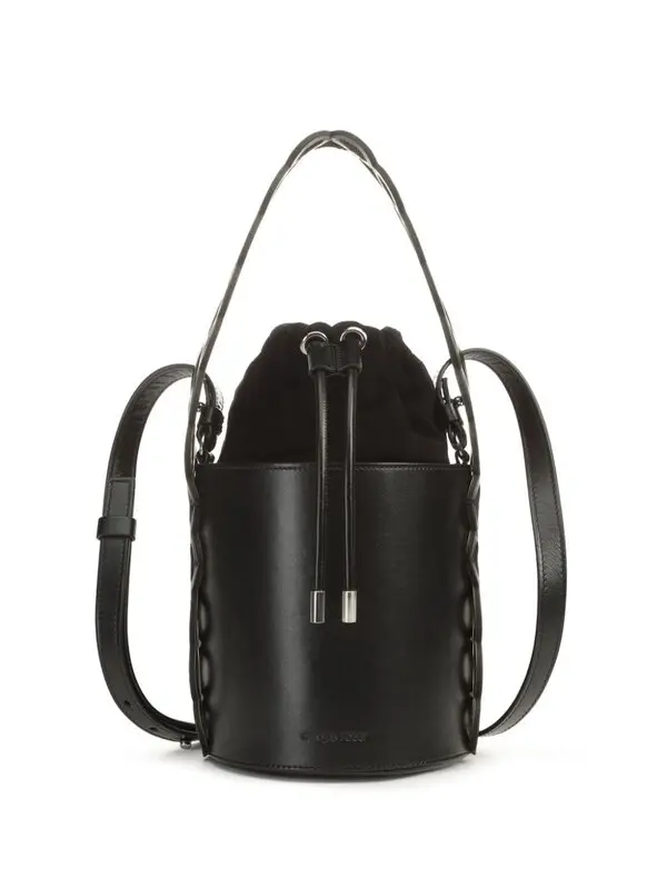 SERGIO ROSSI Sr Mermaid Bucket Bag - Black