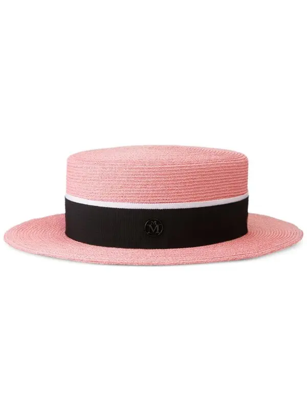 MAISON MICHEL Kiki Straw Fedora