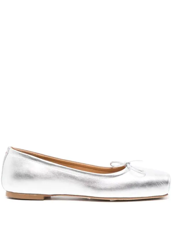 AeydĒ Gabriella Ballet Flats - Silver