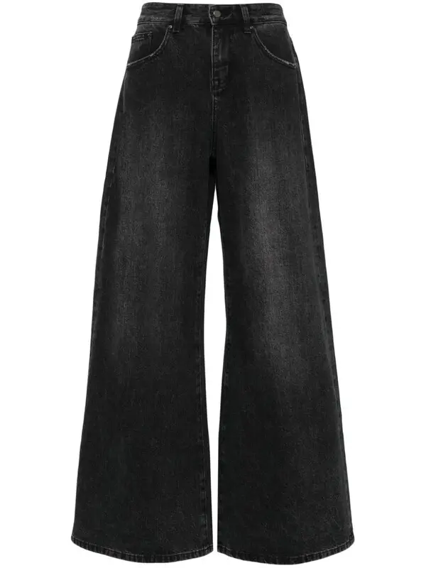 JNBY Distressed Wide-leg Jeans