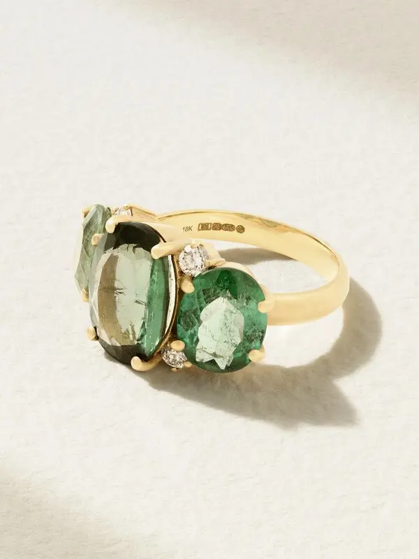 Irene Neuwirth Gemmy Gem 18-karat Tourmaline And Diamond Ring