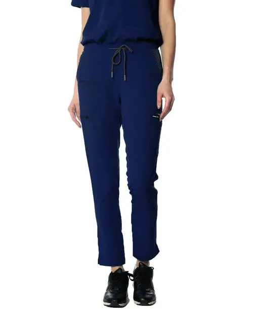 MEMBERS ONLY Reus Open Bottom Scrub Pants - Navy