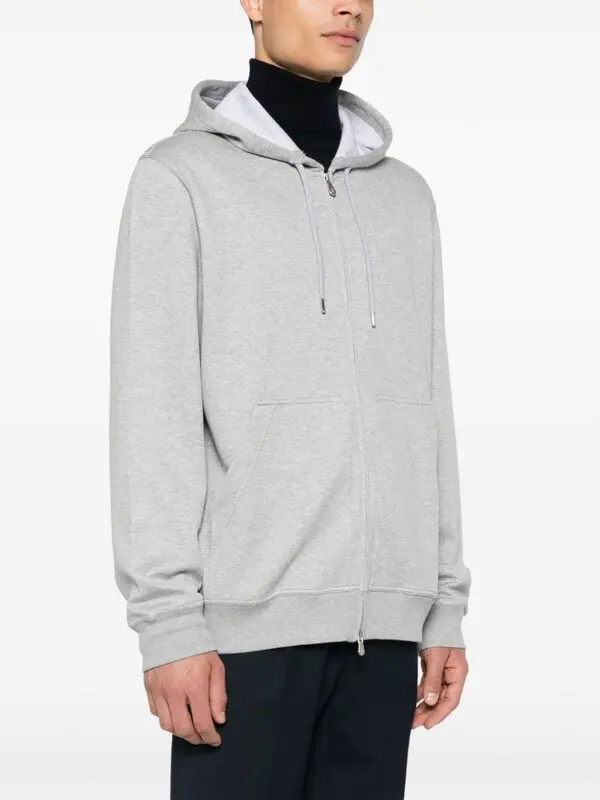 Brunello Cucinelli Mélange Hoodie - Grey