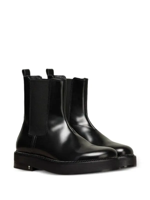Ami Leather Chelsea Boots