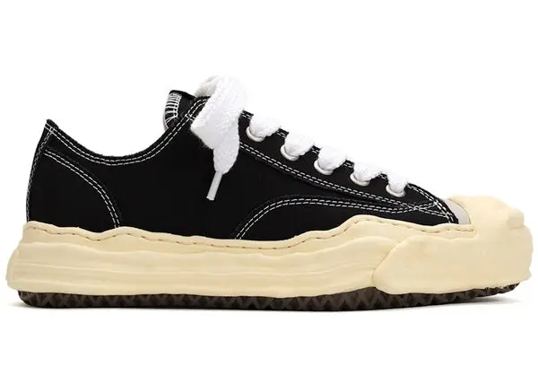 Mihara Yasuhiro Hank Vintage Sole Canvas Low - Black