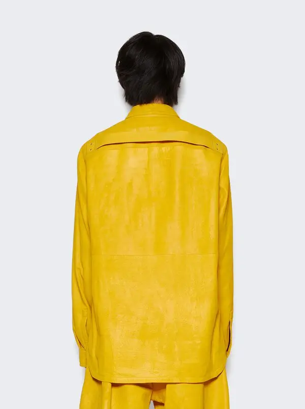 Rick Owens Porterville Outershirt - Lemon