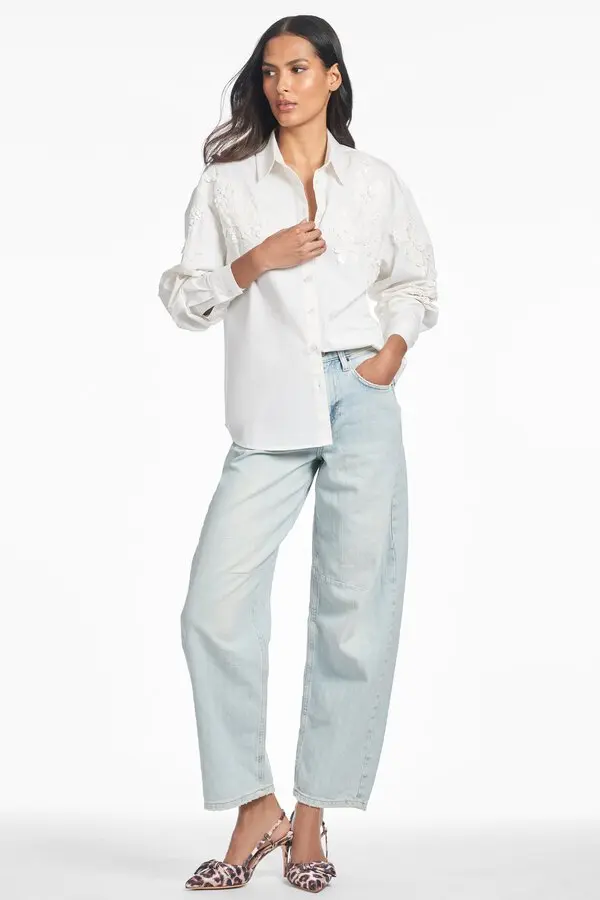 Sachin & Babi Paradiso Embroidered Button-down Shirt