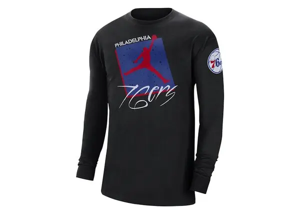 JORDAN Nba Philadelphia 76ers Courtside Statement Edition Max 90 T-shirt