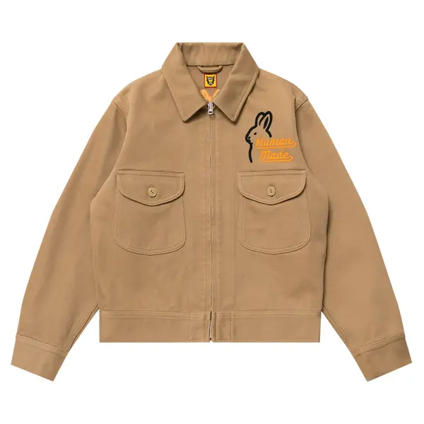 HUMAN MADE Zip Work Jacket - Tan