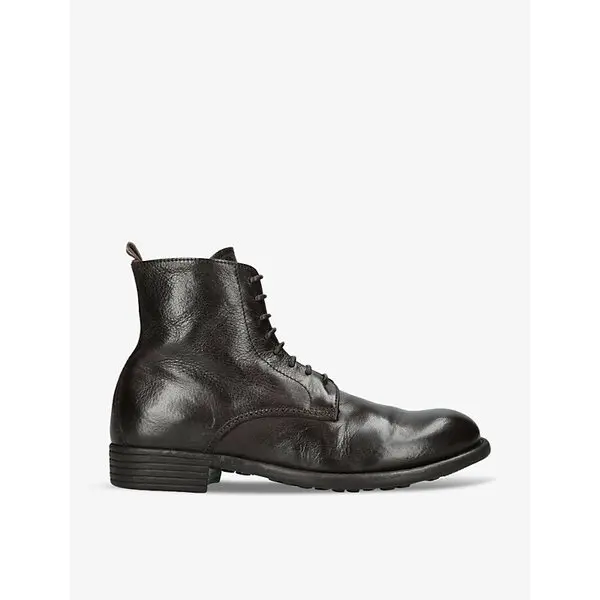 Officine Creative Calixte Lace-up Ankle Boots - Dark Brown