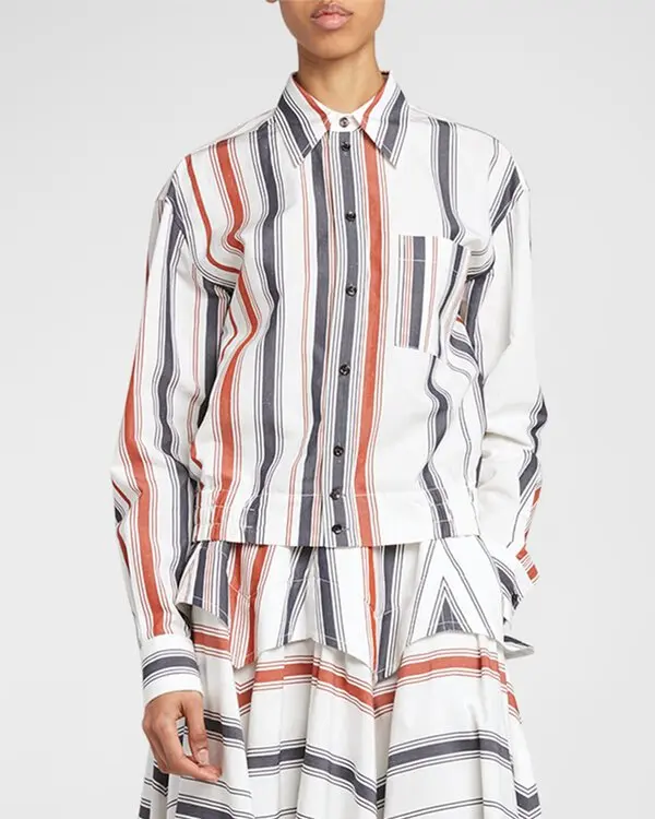 Bottega Veneta Striped Button-down Shirt